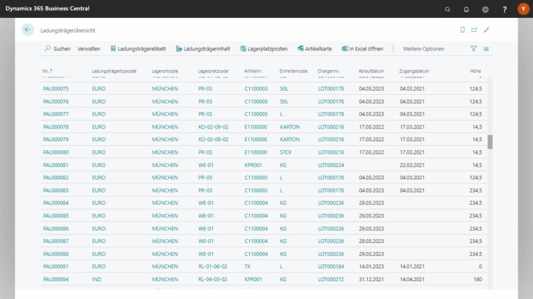 Lagerverwaltung im ERP mit der Warehouse Management App