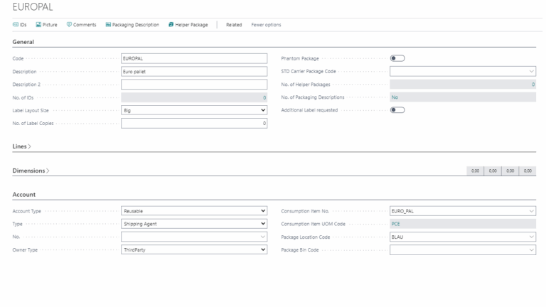 Packaging management with Yaveon 365 Dispatch & Packaging